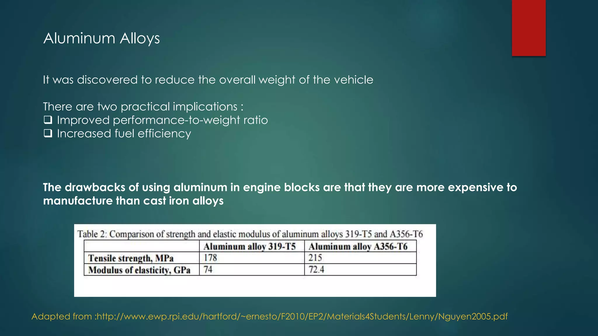 Engine block manufacturing process | PPTX