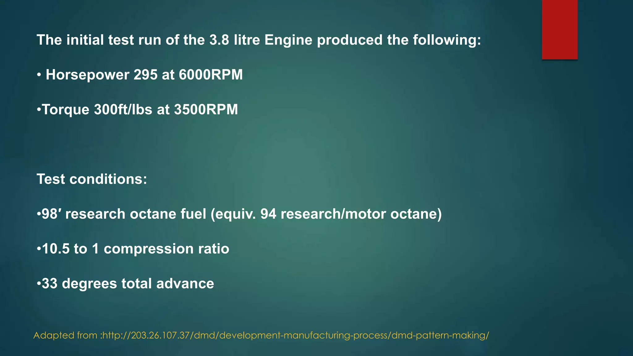 Engine block manufacturing process | PPTX
