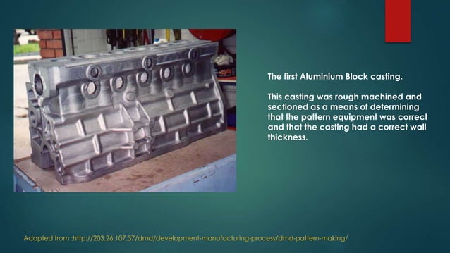Engine block manufacturing process | PPTX | Chemistry | Science