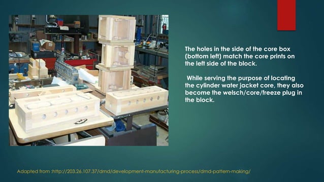 Engine block manufacturing process