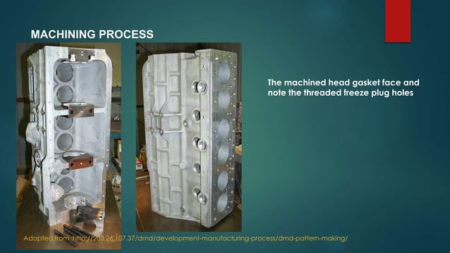 Engine block manufacturing process