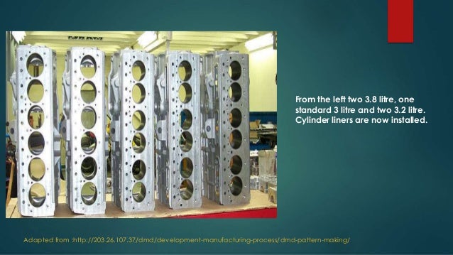 Engine block manufacturing process