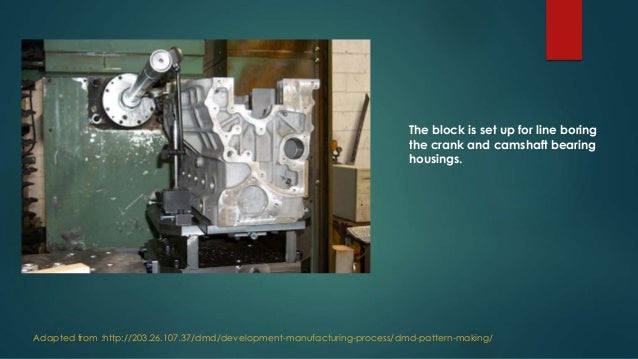 Engine block manufacturing process