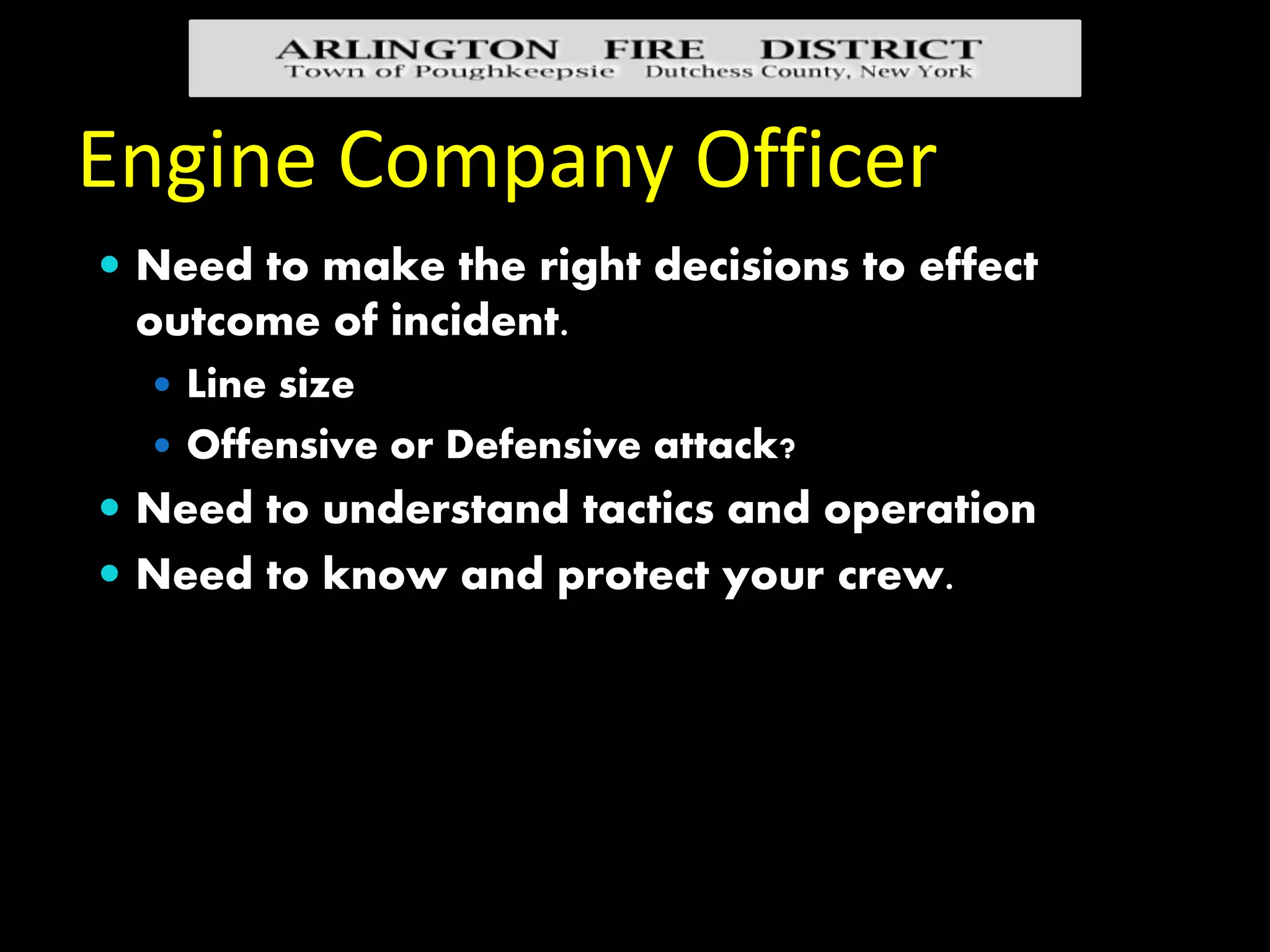 Engine company operations | PPTX