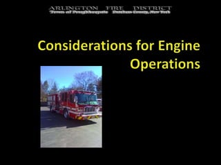 Engine company operations | PPTX