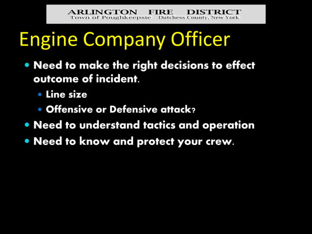 Engine company operations | PPTX