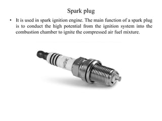 IC Engine components and functions | PPTX | Auto Parts | Automotive