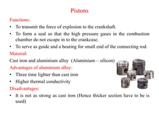 IC Engine components and functions | PPTX | Auto Parts | Automotive