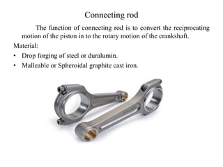 IC Engine components and functions | PPTX | Auto Parts | Automotive