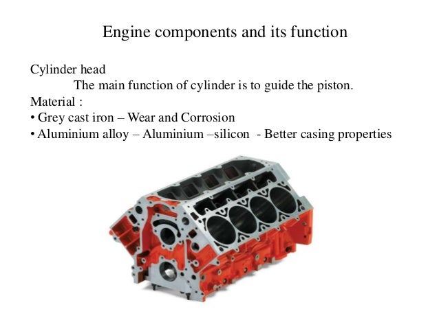 IC Engine components and functions