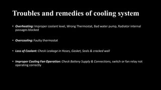Engine cooling system | PPTX | Chemistry | Science