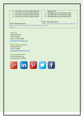 Engine data monitor 930 system vs edm 900 | PDF