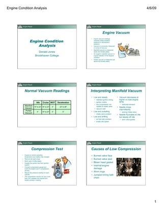 Engine diagnosis | PDF