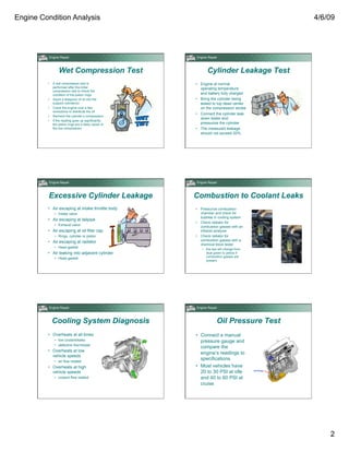 Engine diagnosis | PDF