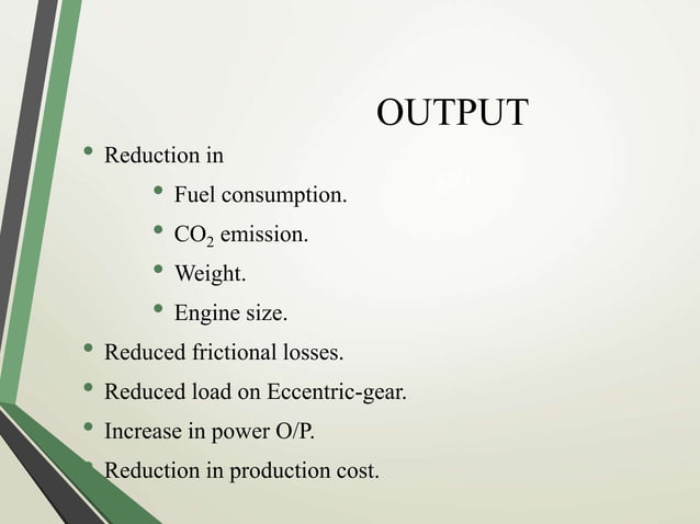 Engine downsizing of automobiles | PPTX