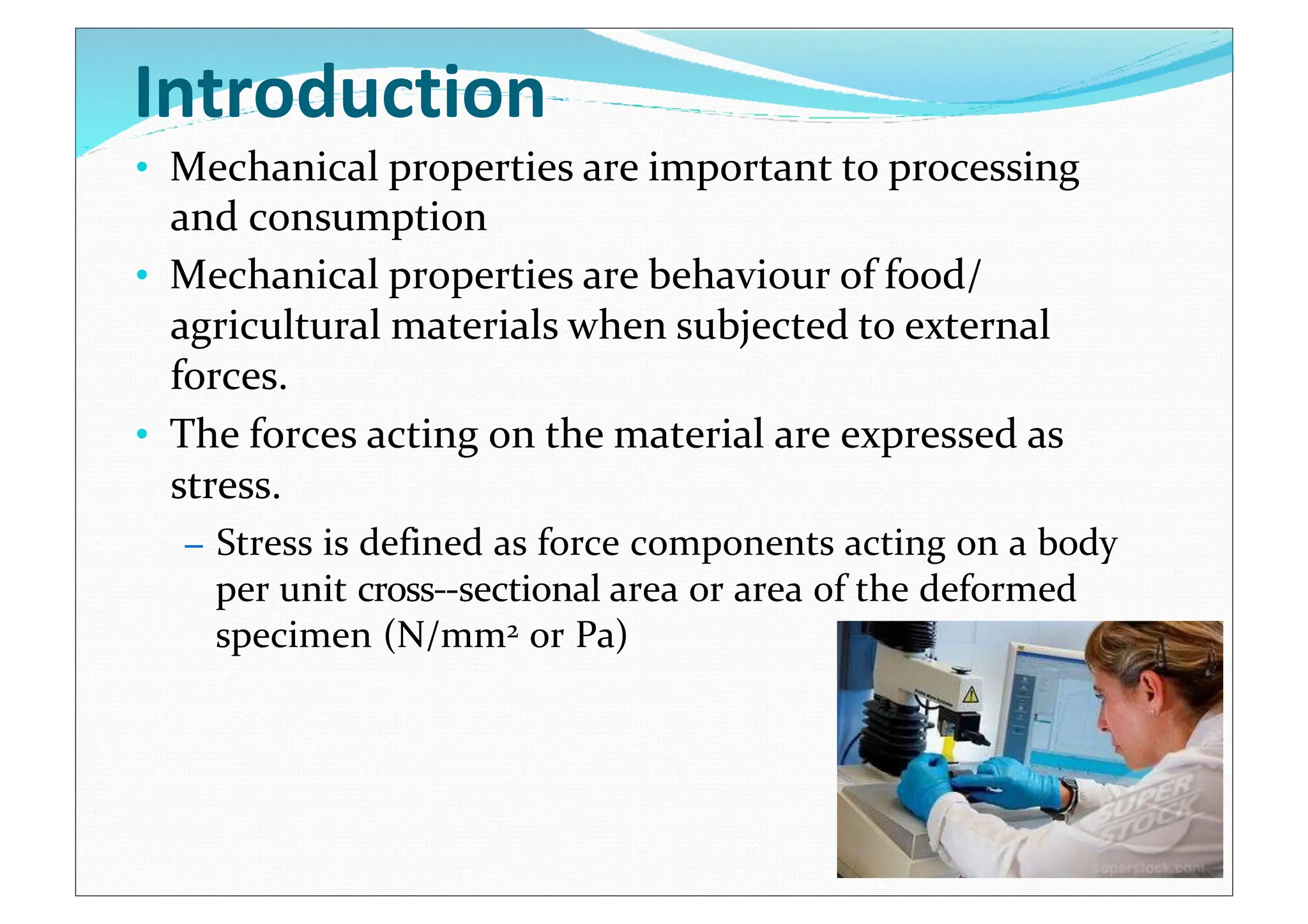 Engineering Properties of Food and Biological Materials | PPTX
