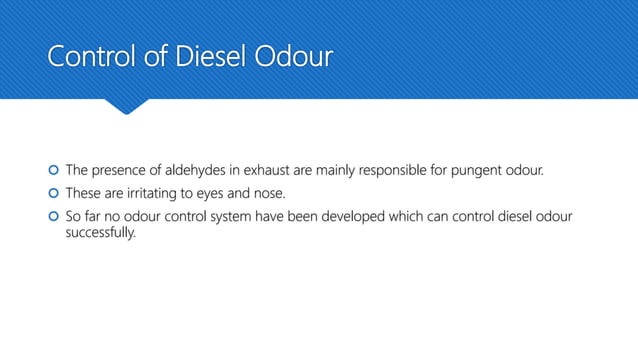 Engine emission and their control | PPTX