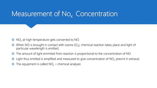 Engine emission and their control | PPTX