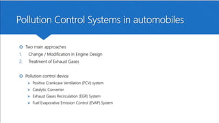Engine emission control and measurement | PPT