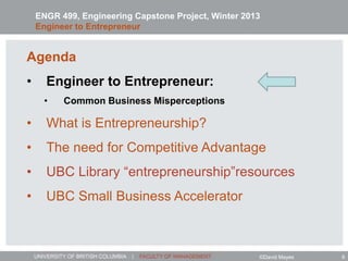 Engineer to Entrepreneur | PPTX
