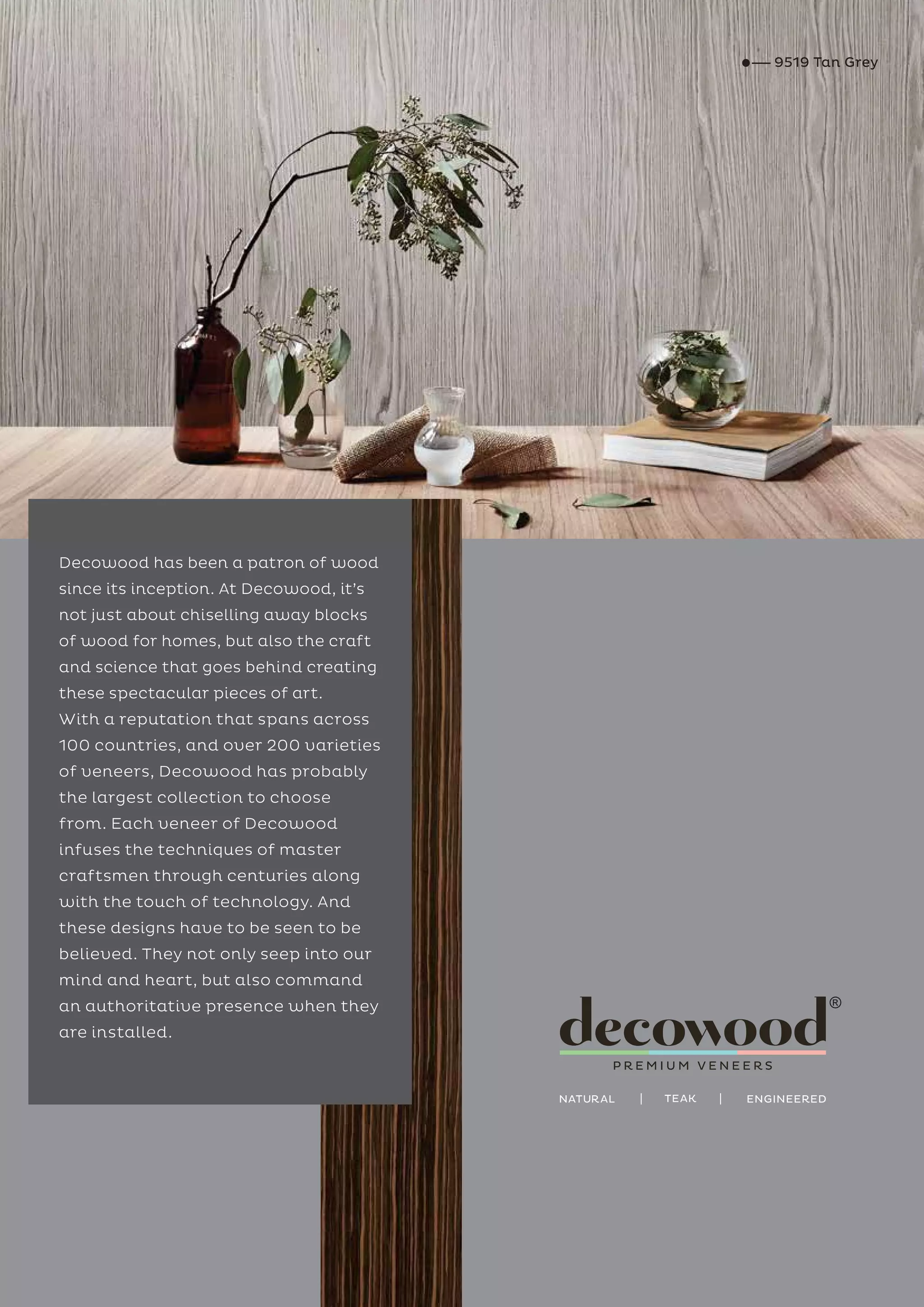 Engineered Veneer Catalogue | PDF | Woodworking | Arts and Crafts