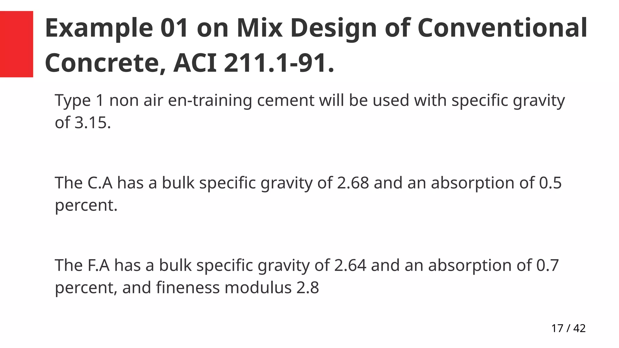 Engineered cementatious composite, mix design of normal concrete, mix ...