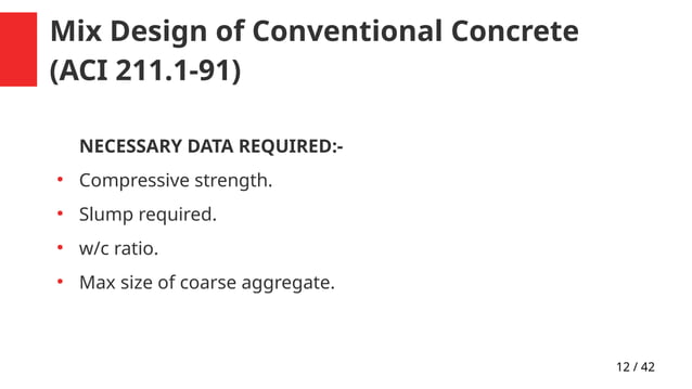 Engineered cementatious composite, mix design of normal concrete, mix ...