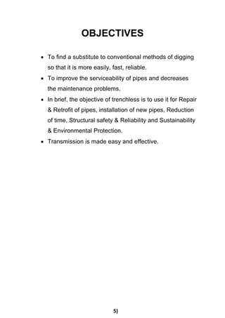 Trench less Technology | PDF