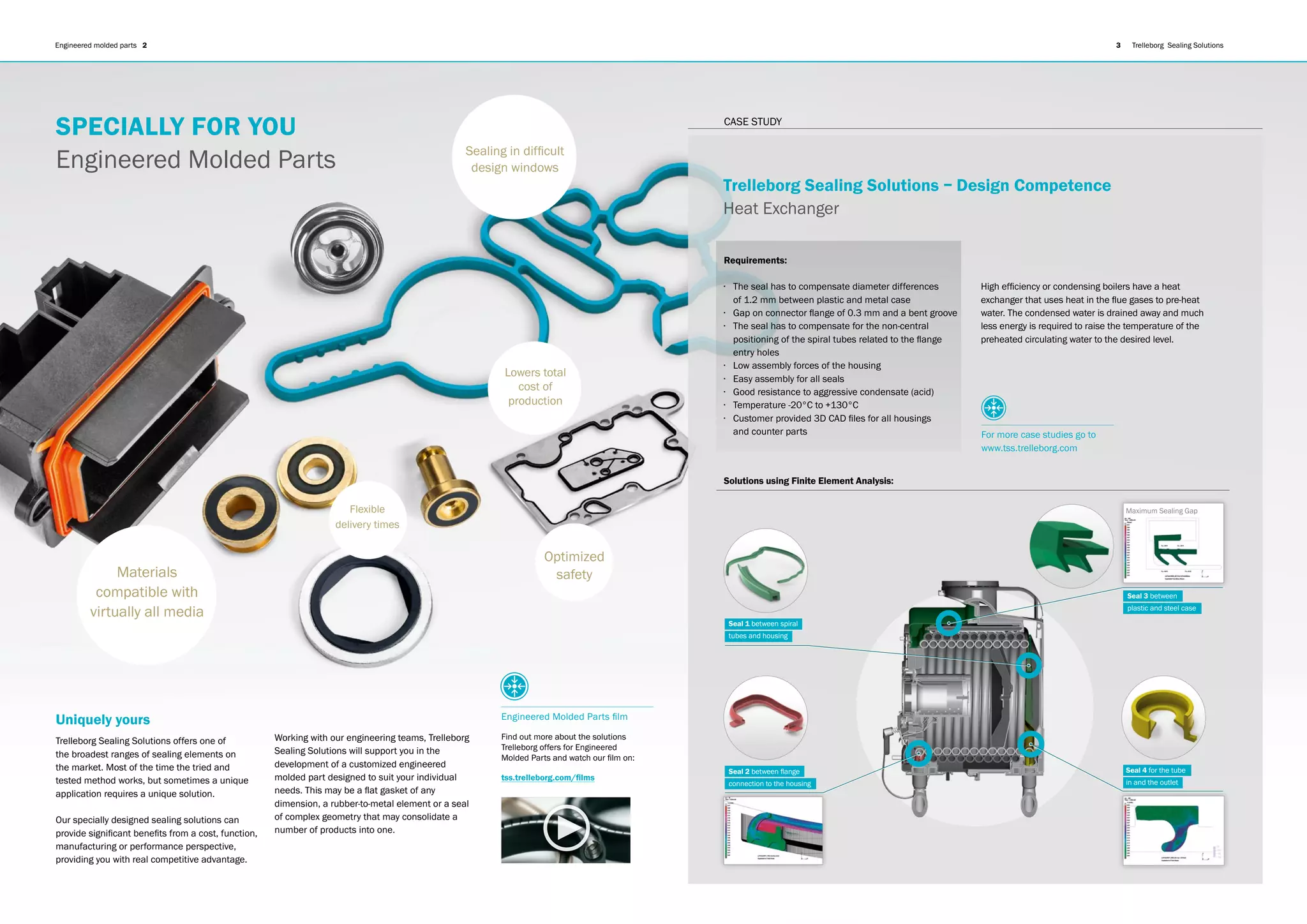 Molded Rubber Products | Custom Rubber Parts | PDF