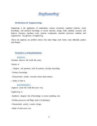 Engineering | DOCX | Civil Engineering Industry | Industries