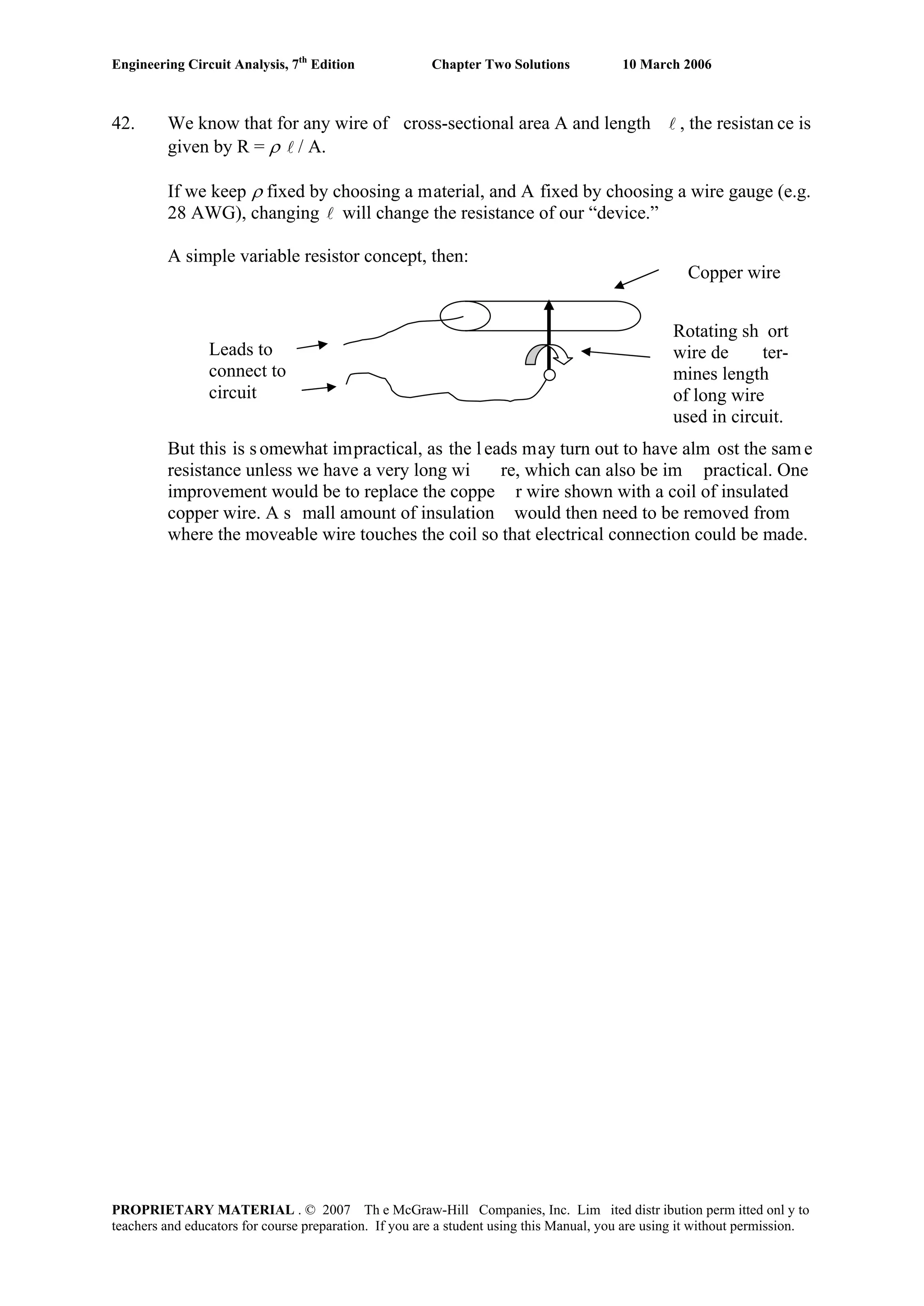 Engineering circuit-analysis solutions 7ed hayt | PDF