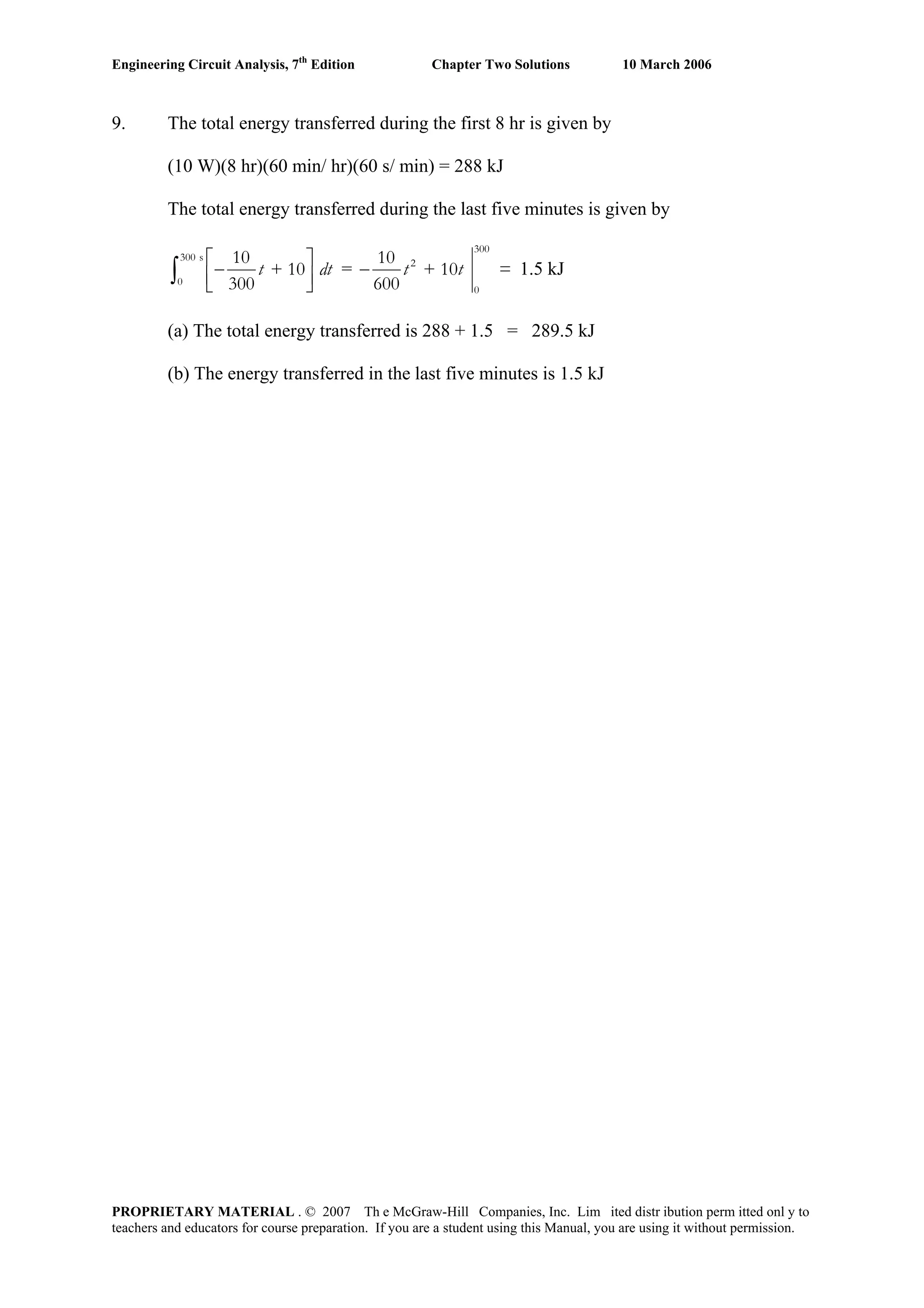 Engineering circuit-analysis solutions 7ed hayt | PDF