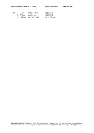 Engineering circuit-analysis solutions 7ed hayt | PDF