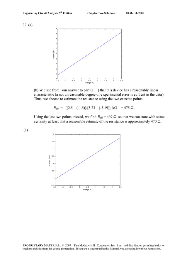 Engineering circuit-analysis solutions 7ed hayt | PDF