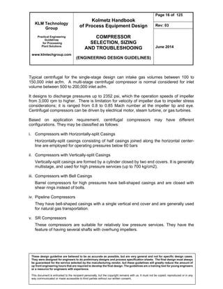 Compressor Systems Selection Sizing and Troubleshooting | PDF