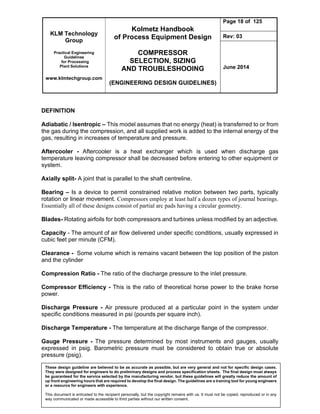 Compressor Systems Selection Sizing and Troubleshooting | PDF