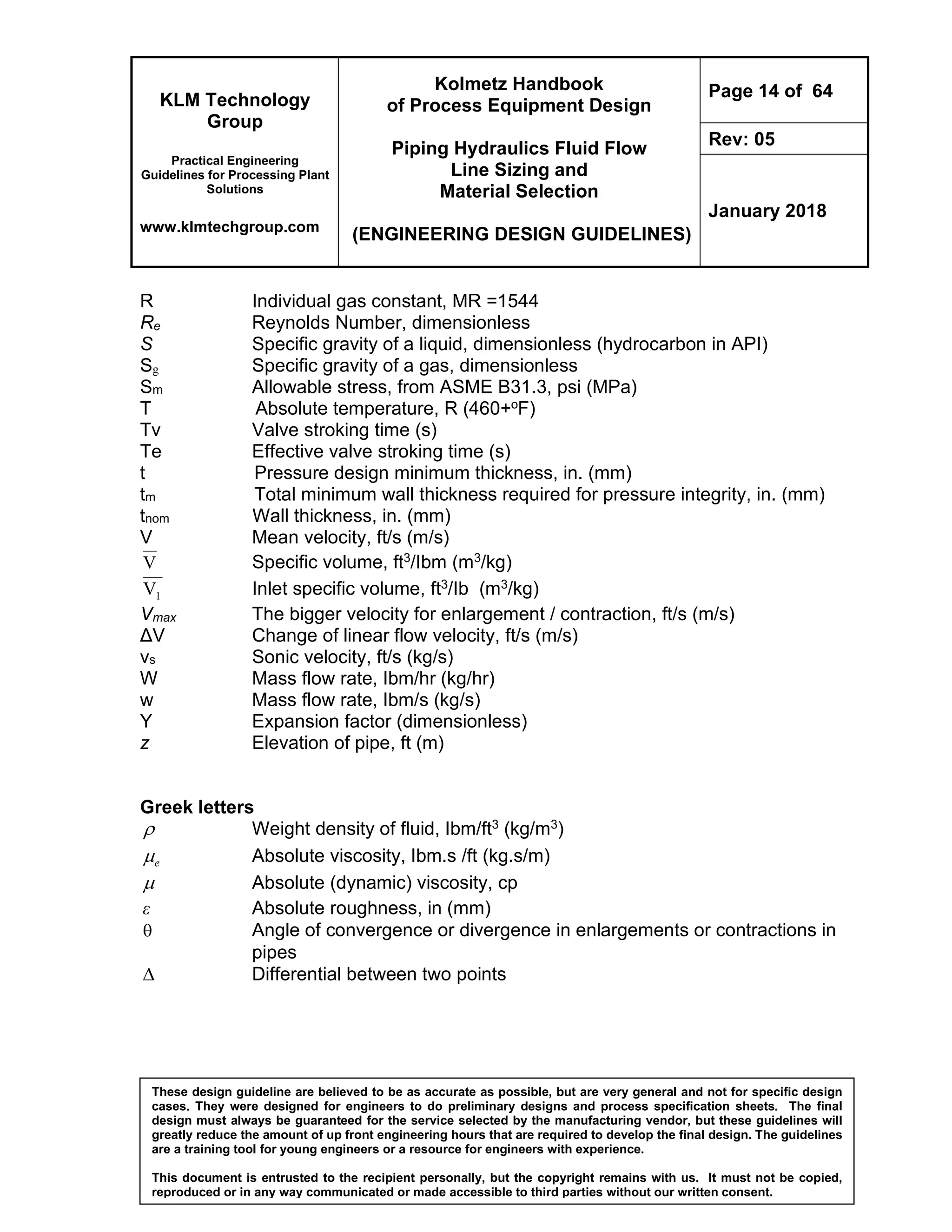 Piping Hydraulics Fluid Flow Selection, Sizing and Troubleshooting | PDF