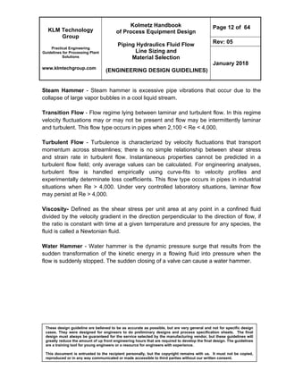 Piping Hydraulics Fluid Flow Selection, Sizing and Troubleshooting | PDF