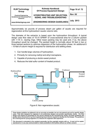 Hydrotreating Systems Selection, Sizing and Troubleshooting | PDF