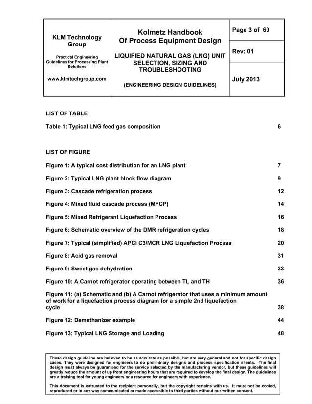 Liquified Natural Gas Units Selection, Sizing and Troubleshooting | PDF | Physics | Science