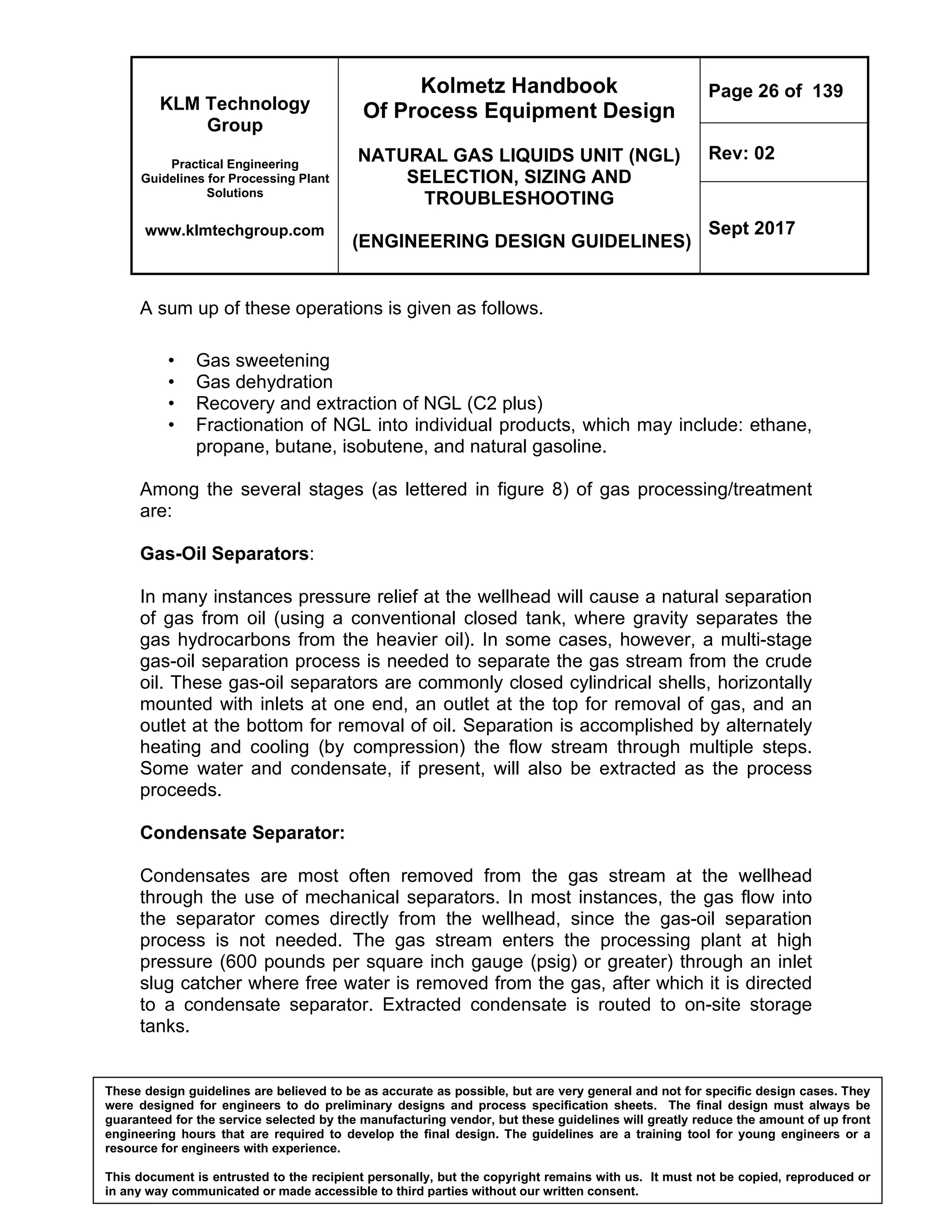 Natural Gas Liquids Units Selection, Sizing and Troubleshooting | PDF