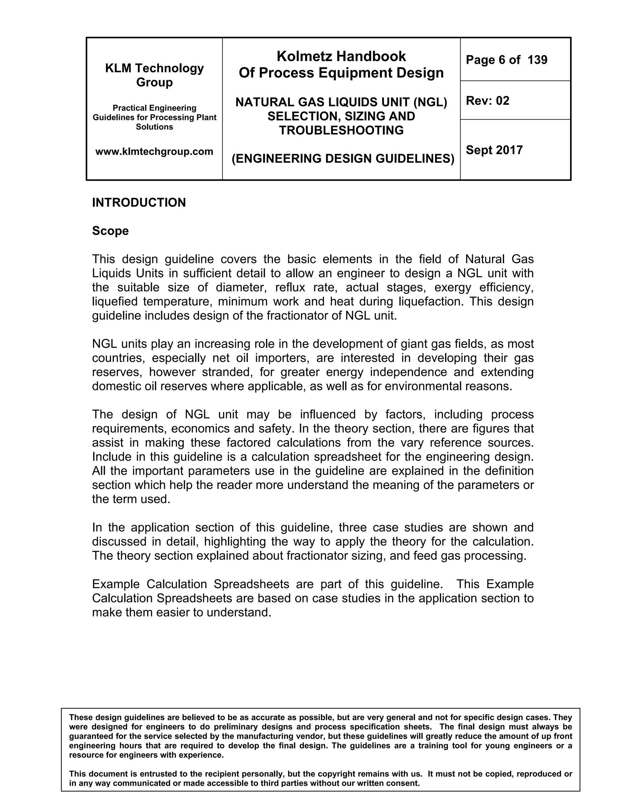 Natural Gas Liquids Units Selection, Sizing and Troubleshooting | PDF