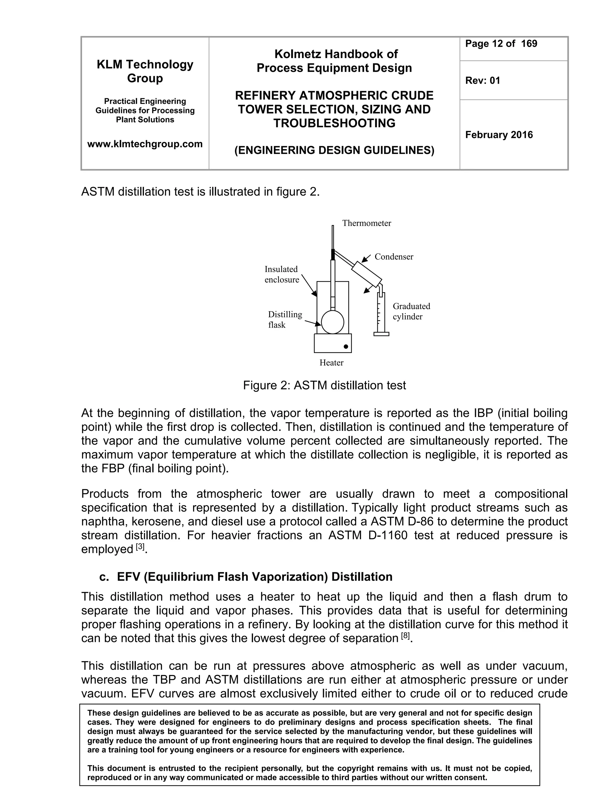 Refinery Atmospheric Crude Tower Selection, Sizing and Troubleshooting ...