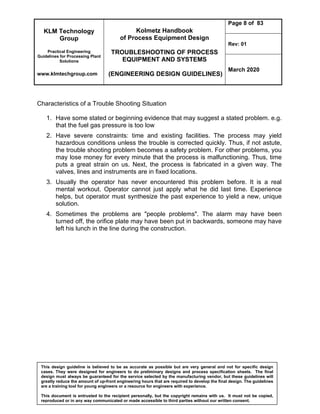 Process Equipment Troubleshooting | PDF