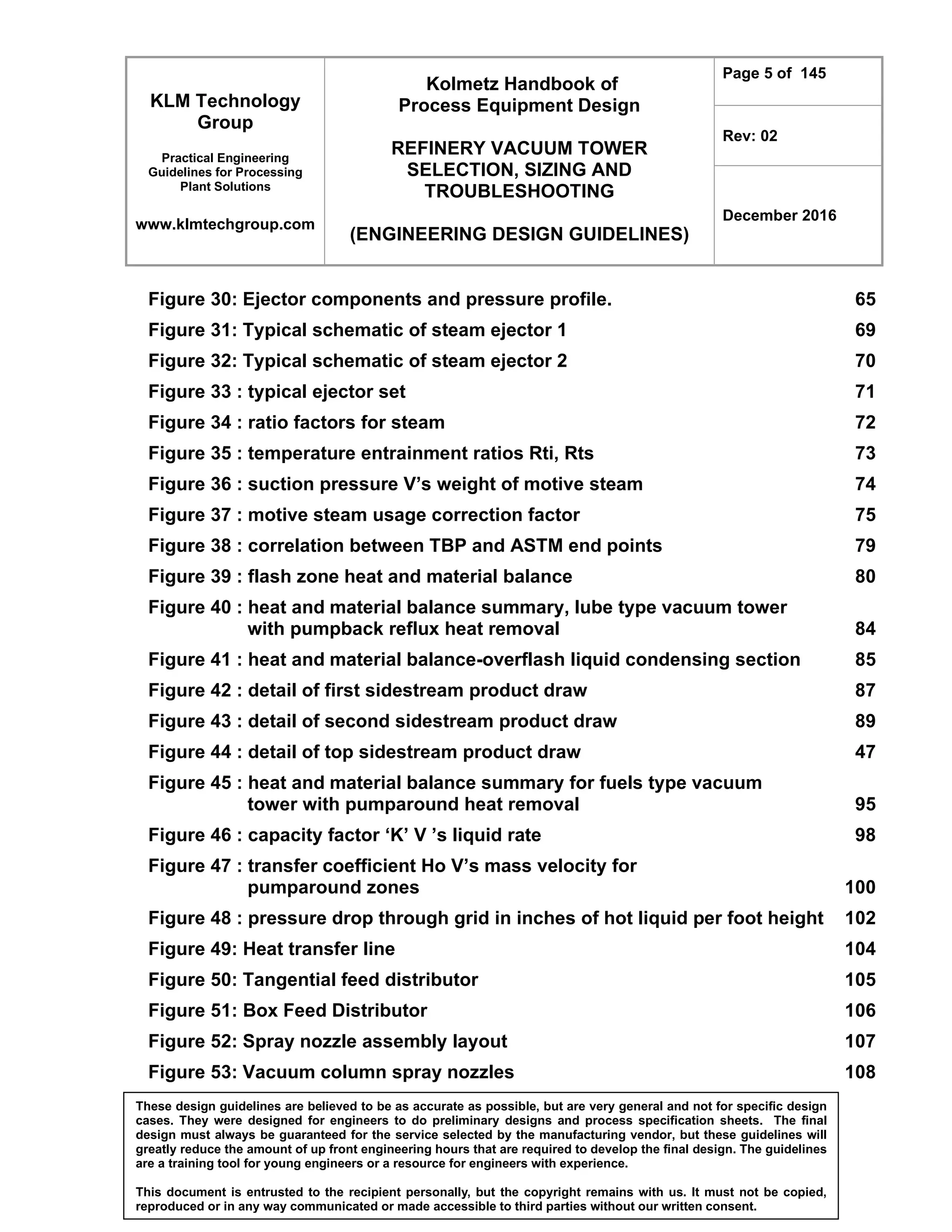 Refining Vacuum Tower Selection Sizing and Troubleshooting | PDF