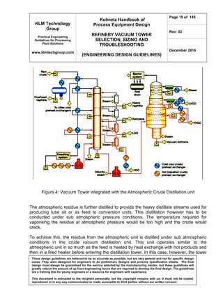 Refining Vacuum Tower Selection Sizing and Troubleshooting | PDF