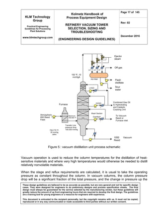 Refining Vacuum Tower Selection Sizing and Troubleshooting | PDF