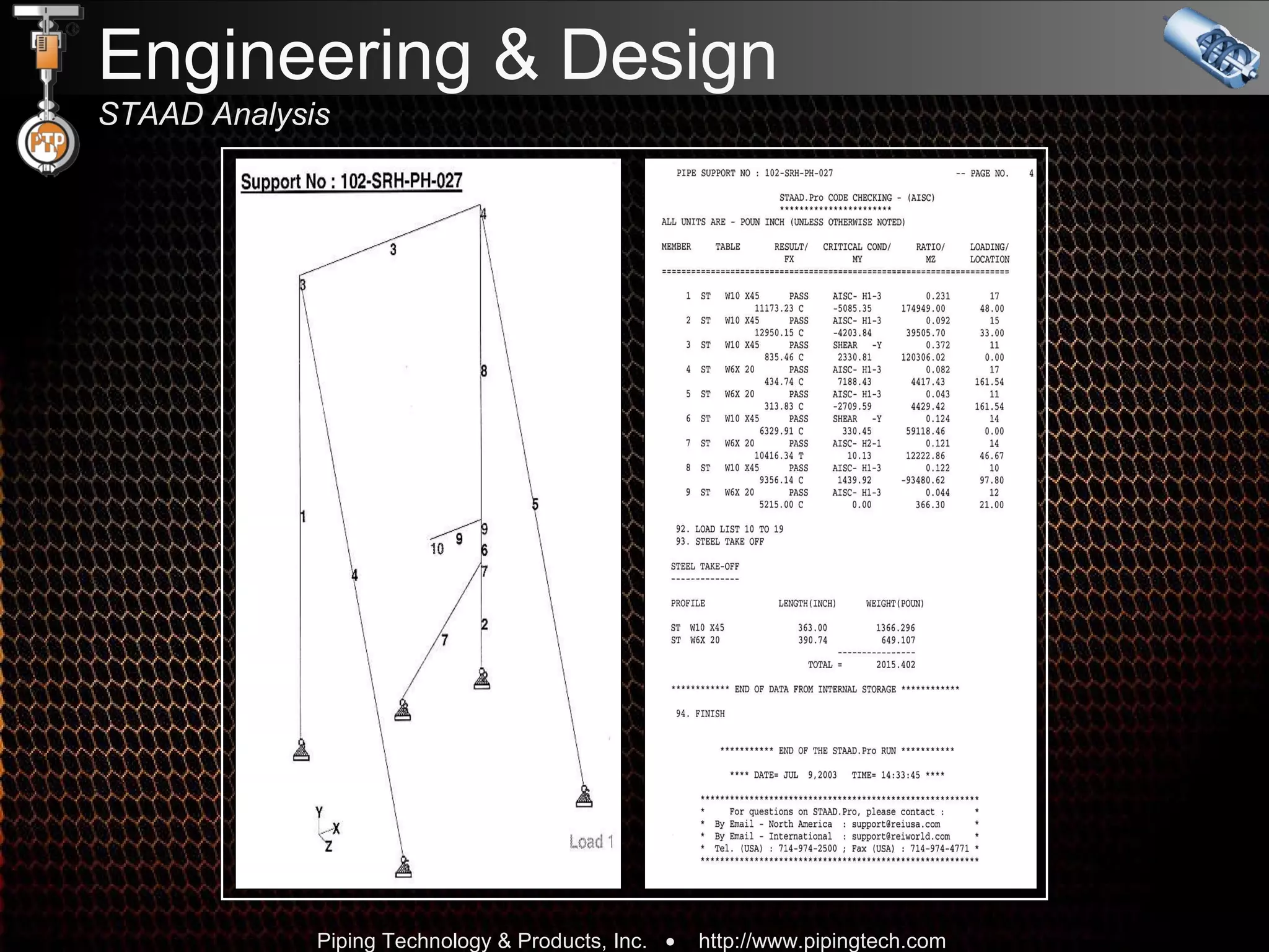 Pipe Support Engineering & Design - June | PPT