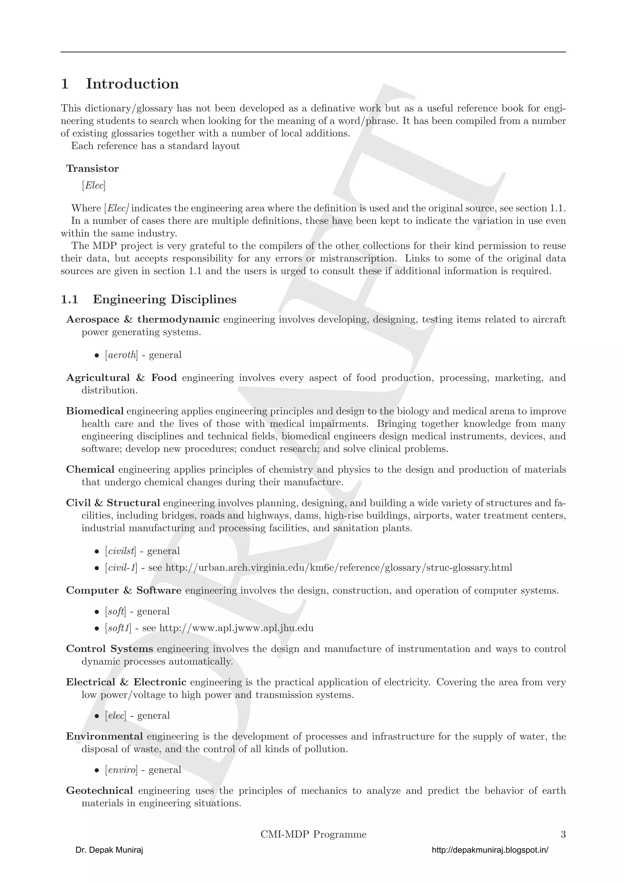 Engineering dictionary | PDF