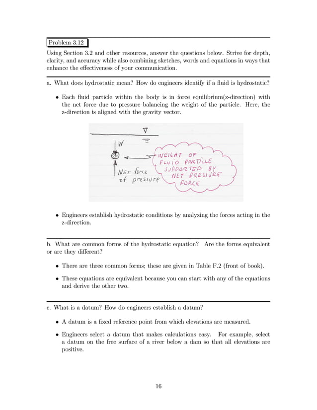 Engineering Fluid Mechanics 11th Edition Elger Solutions Manual | PDF | Physics | Science